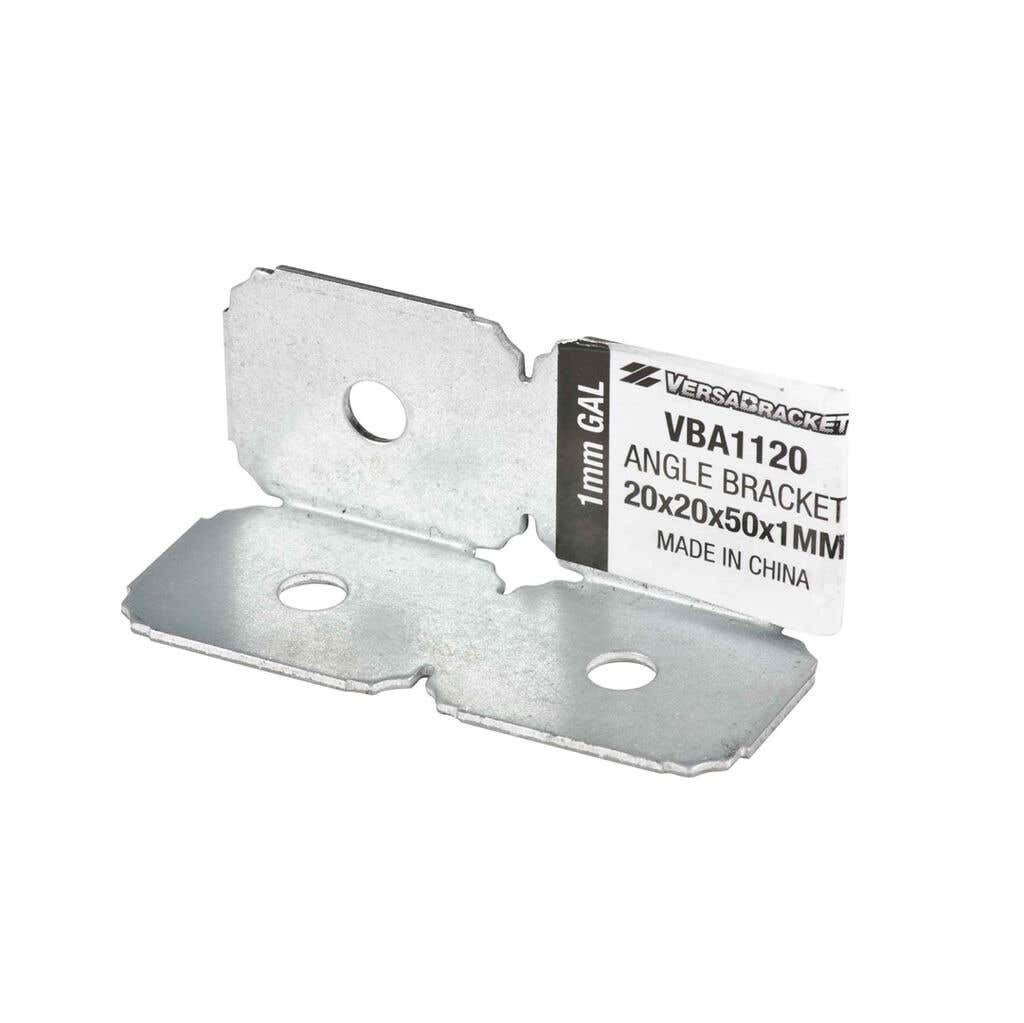 Zenith VersaBracket Angle Bracket 20 x 20 x 50 x 1mm by Zenith at Mitr