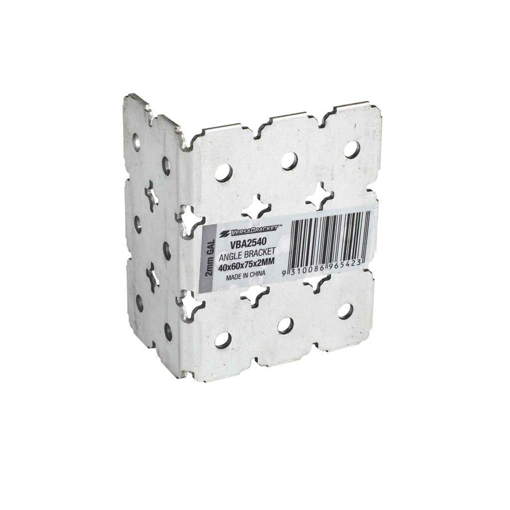Zenith VersaBracket Angle Bracket 40 x 60 x 75 x 2mm by Zenith at Mitr