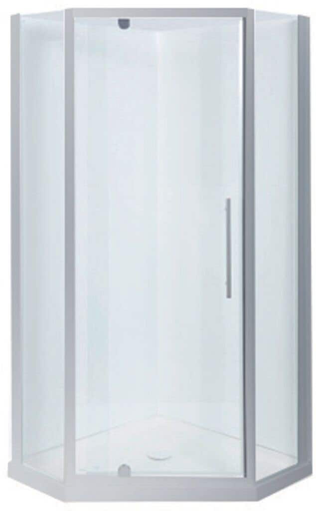 Marbletrend Flinders Shower Screen Neo Chrome 900mm