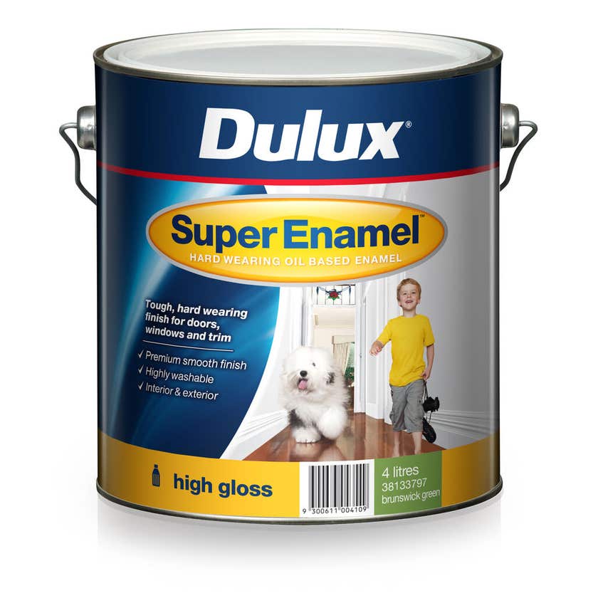 Dulux Super Enamel High Gloss Brunswick Green 4L | Mitre 10 Dulux Super Enamel High Gloss Brunswick Green 4L | Mitre 10