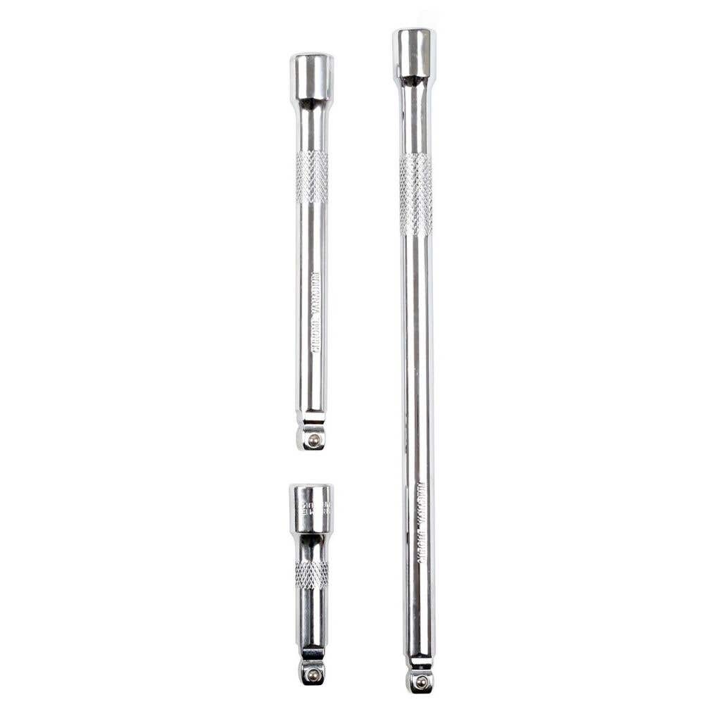 Medalist CRV Extension Bar Set with Drive 3 8 Wobble Socket 2 Piece