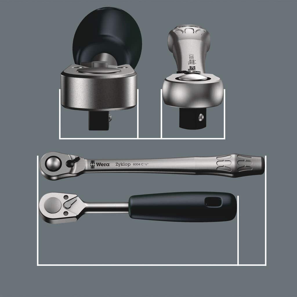 Wera Ratchet Sockets Zyklop 8100 SB 8 29 Piece